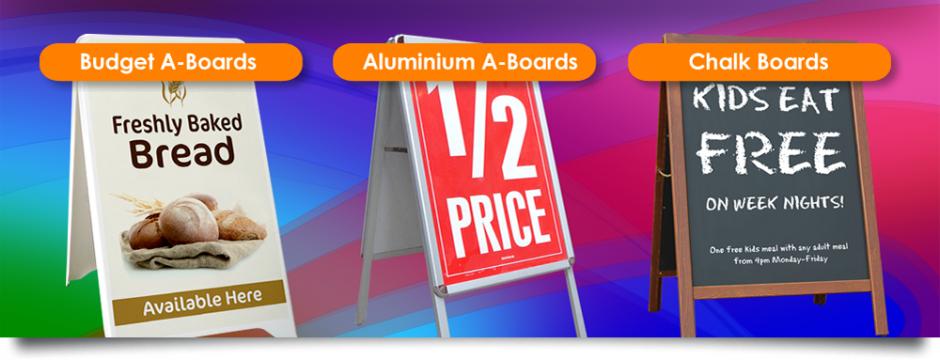 A-Boards & Pavement Signs Stockport & Manchester - Display Print